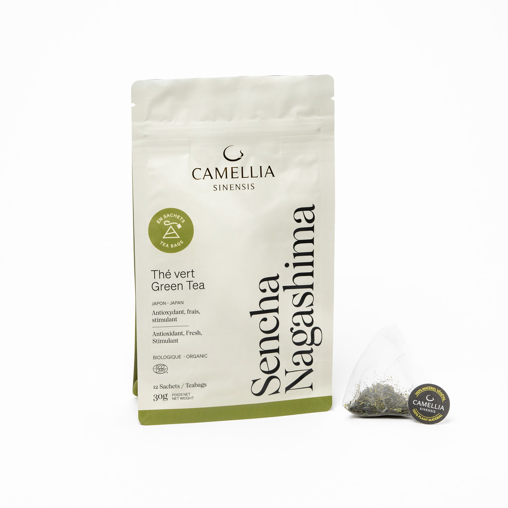 Camellia sinensis - organic green tea - sencha nagashima - 12 teabags – Win in Health