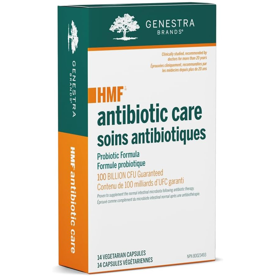 Genestra - hmf antibiotic care probiotic (100b) - 14 vcaps – Win in Health