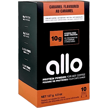 Allo nutrition - protein powder caramel - 10 packets – Win in Health