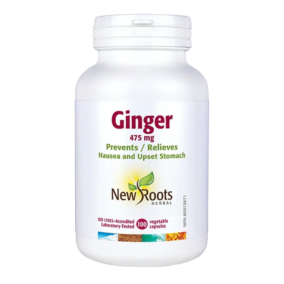 NEW ROOTS - GINGEMBRE 475G MG - 100 VCAPS – Win in Health