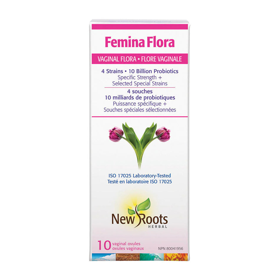 NEW ROOTS - FEMINA FLORA (10B+) - 10 VAGINAL OVULES – Win in Health
