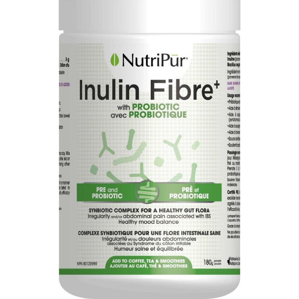 Nutripur Inulin Fibre + | Synbiotic Prebiotic & Probiotic Powder – Win ...