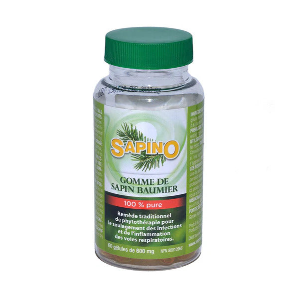 SAPINO - NATURAL BALSAM FIR GUM - 60 SGELS – Win in Health