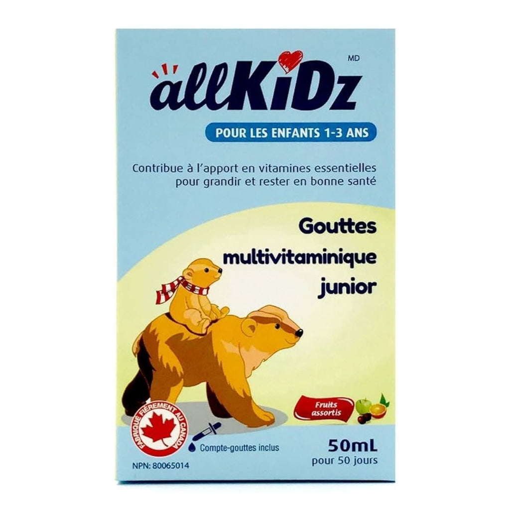 Allkidz - junior multivitamin drops : fruit flavour - 50 ml – Win in Health