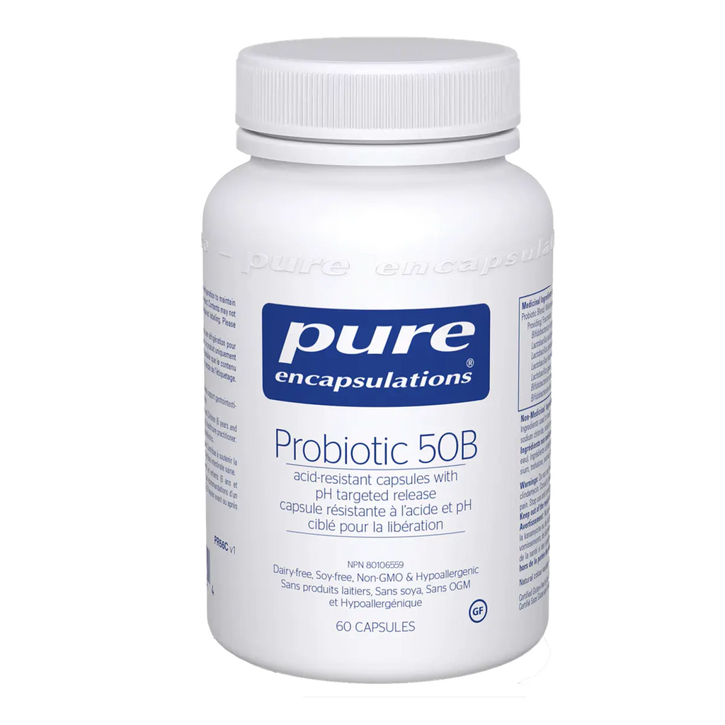 PURE ENCAPSULATIONS - PROBIOTIC 50B® (SANS SOJA ET PRODUITS LAITIERS ...