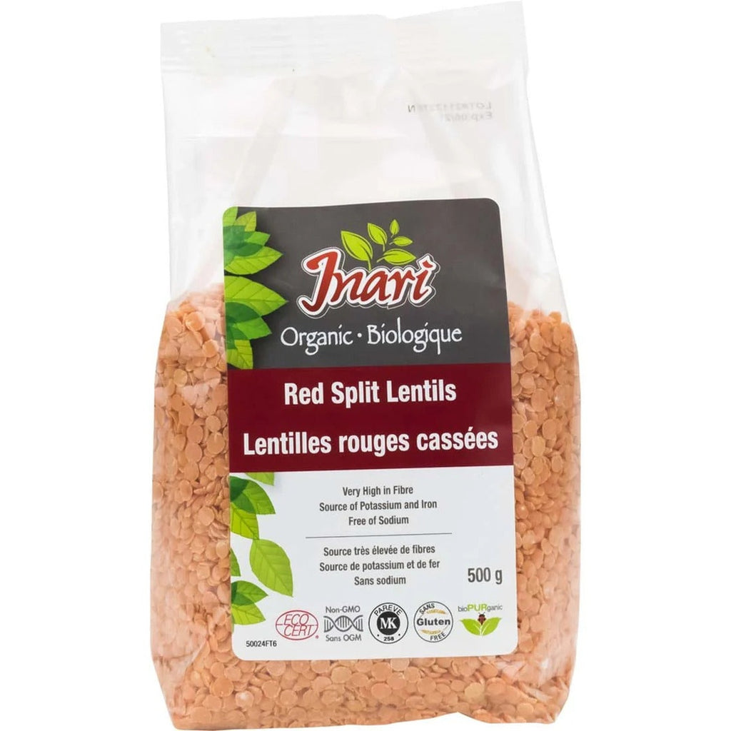 INARI - ORG RED LENTILS (SPLIT) 500G – Win in Health