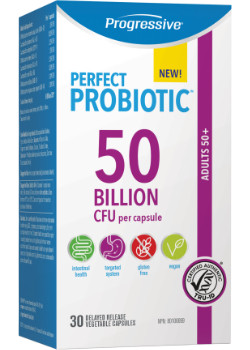 Progressive - Perfect probiotic 50 billion adults 50+ - 30 vcaps – Win ...