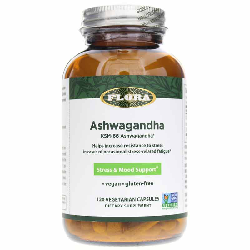Flora - ashwagandha ksm-66 - 120 vcaps – Win in Health