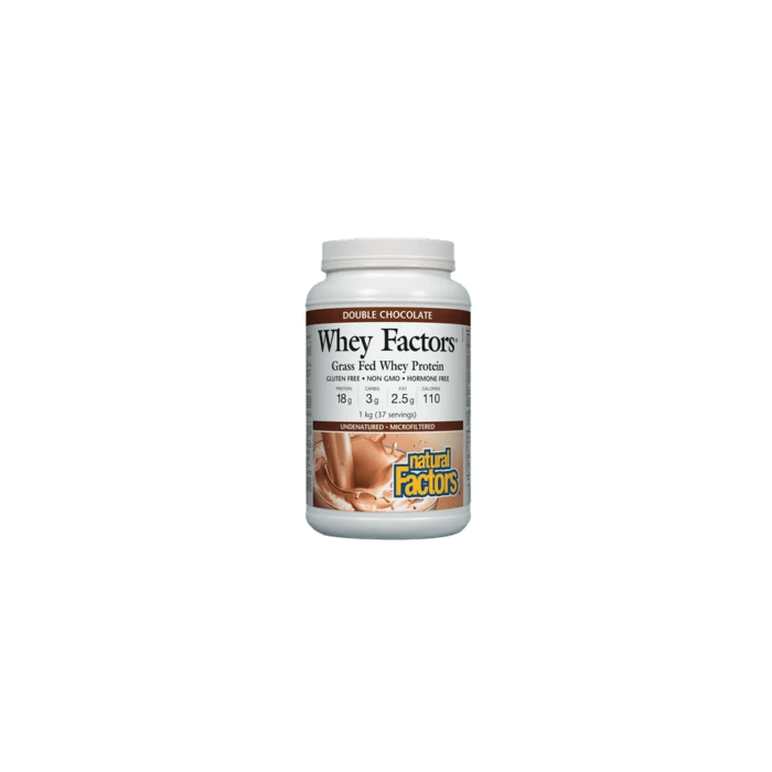 Natural factors - Whey factors grass-Fed whey protein double choc. - 1 ...