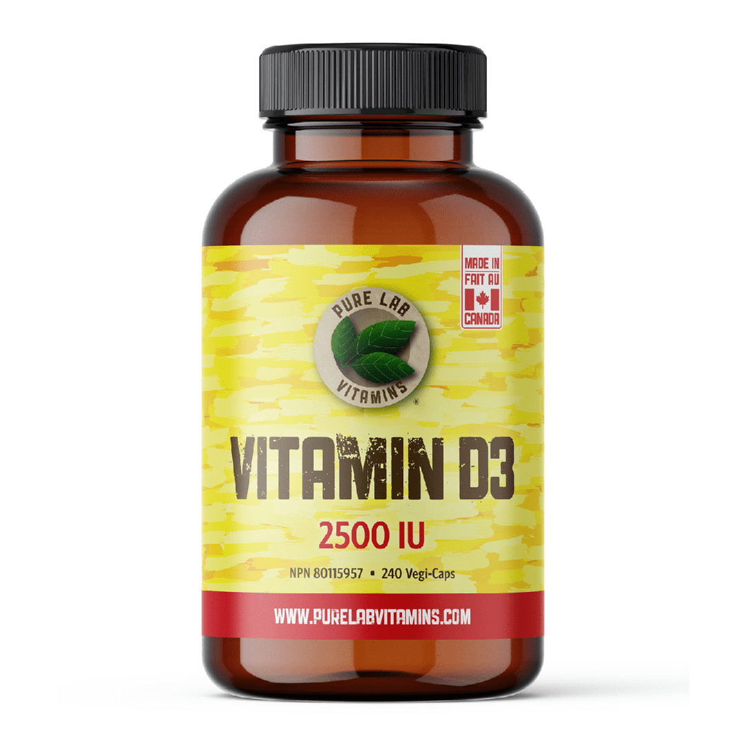 Pure lab - vitamin d3 2500iu - 240vcaps. – Win in Health