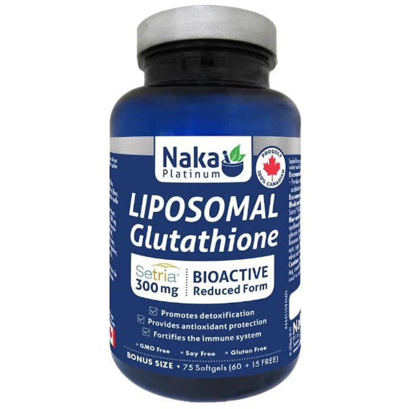 NAKA - PLATINUM SETRIA LIPOSOMAL GLUTATHIONE - 75 SGELS – Win in Health