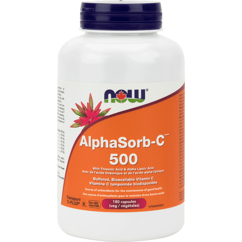Now - Alphasorb-C (500 mg) - 180 vcaps – Win in Health