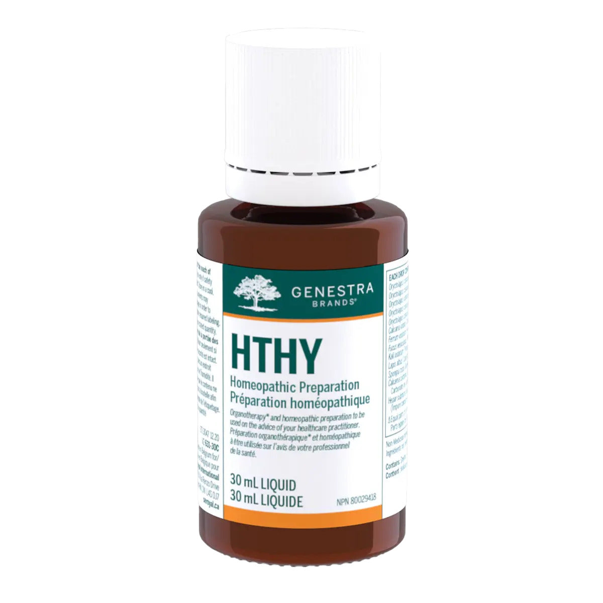 GENESTRA - HTHY THYROÏD DROPS - 30 ML – Win in Health