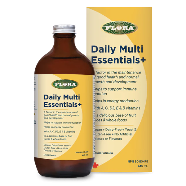 Flora - daily multi essentials(+) - 226 ml – Win in Health