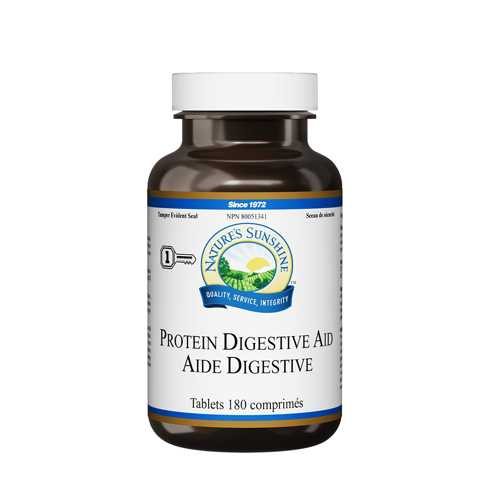 Nature's sunshine - protein digestive aid - 180 tabs – Win in Health