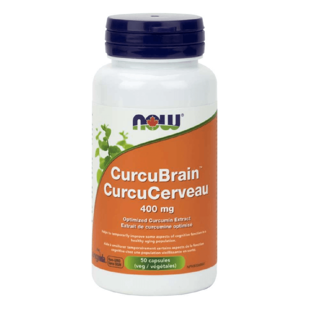 NOW - CurcuBrain™ 400 mg Veg Capsules – Win in Health