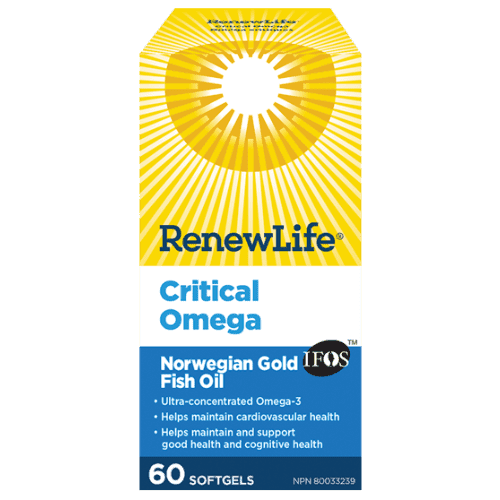Renew life - critical omega norwegian gold fish oil - 60 sgels – Win in ...