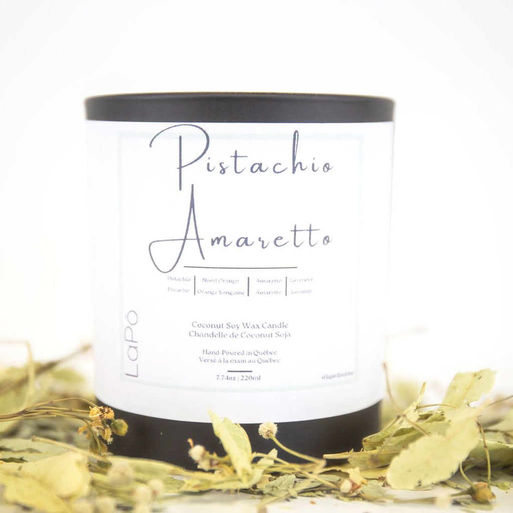 Candle - Pistachio Amaretto – Win in Health