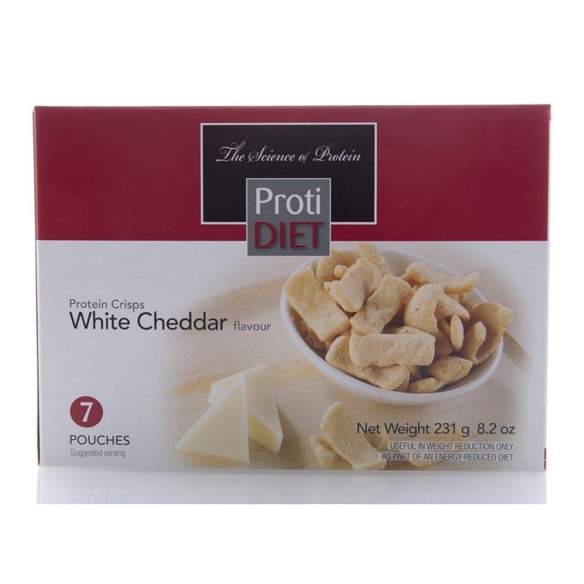 White Cheddar Protein Crisps by Proti Diet – Win in Health